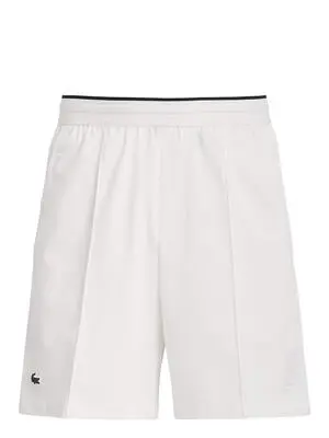 Lacoste Stretch Taffeta Ultra Dry Tennis Shorts - White