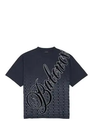 Balenciaga Cotton Logo T-shirt - Red