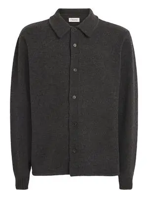 FRAME Yak-merino Wool Cardigan - Brown