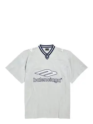 Balenciaga Cotton 3b Oversized T-shirt - Grey
