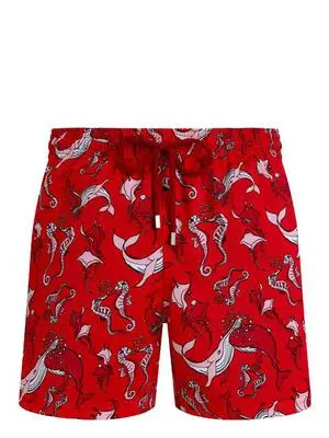 Vilebrequin Printed Swim Shorts - Red