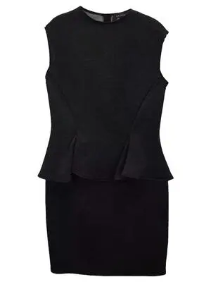 LANVIN Peplum Waist Dress - Grey
