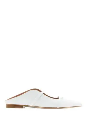 MALONE SOULIERS Strap Mules - White