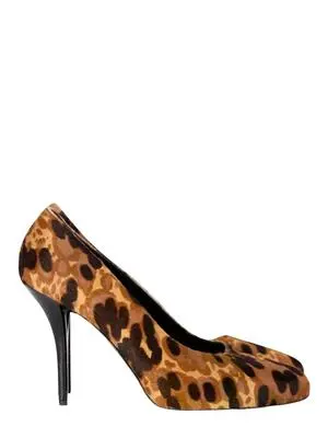 Balenciaga Leopard-print Pumps - Brown