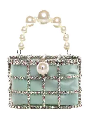 Rosantica Crystal Embellished Mini Bag - Blue