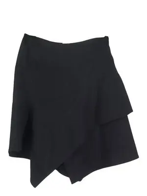 Alaïa Asymmetric Mini Skirt - Black