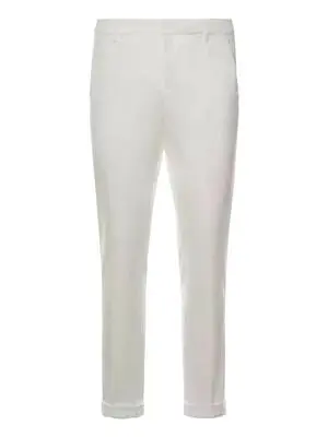 DONDUP Welt-pockets Trousers - White