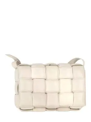 Bottega Veneta Padded Intreccio Cross Body Bag - Neutrals