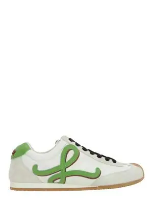 Loewe Enamelled Charm Asymmetric Sneakers - White