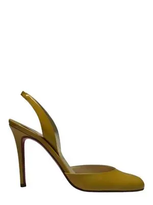 CHRISTIAN LOUBOUTIN Patent-Leather Slingback Pumps