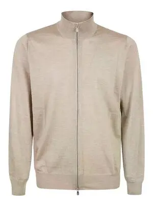 Brunello Cucinelli Zip-up Cardigan - Neutrals