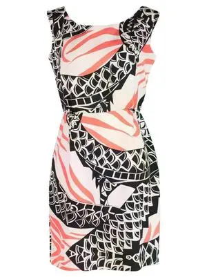 TEMPERLEY LONDON Printed Sleeveless Dress - Neutrals