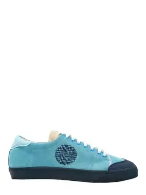 BLU SCARPA Lattan Toe Cap Sneakers - Blue