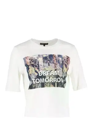 Maje Printed T-shirt - White