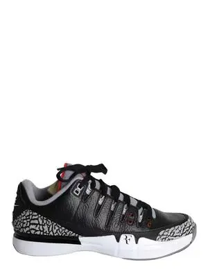 Nike Zoom Vapor Aj3 Leather Trainers - Black