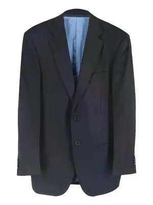 Ermenegildo Zegna Single-breasted Wool Suit - Blue