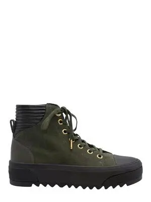 Michael Kors Keegan High-top Platform Sneakers - Green