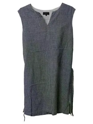 A.P.C. Gingham Tie-Sides Mini Dress