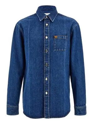 FERRAGAMO Denim Shirt - Blue