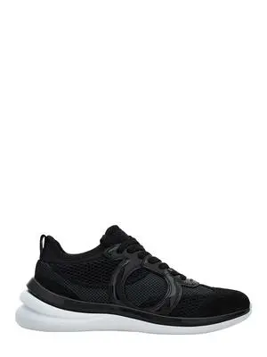 FERRAGAMO Gancini Sneaker - Black
