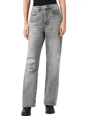 ALLSAINTS Brooklyn Distressed Jeans - Destroy Grey