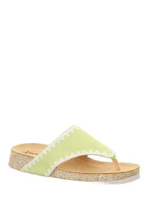 Think! Koak Whipstitch Sandal - Lime