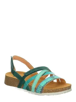 Think! Koak Slingback Sandal - Aqua/pacific