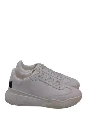 Stella McCartney Loop Low-top Leather Sneakers - White