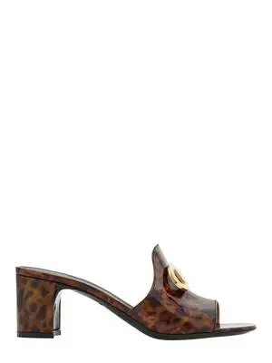 FERRAGAMO 50mm Gancini-buckle Mules - Brown
