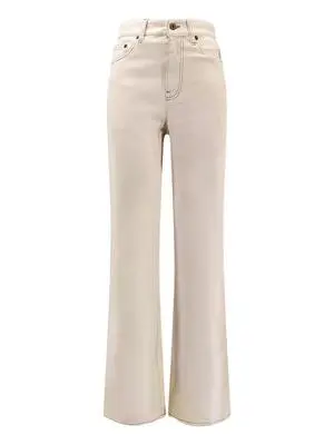 Burberry Seam Detail Jeans - Neutrals
