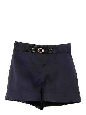 MAJE Short De Cetim | Azul | FARFETCH BR