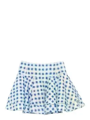 SANDRO Check-Pattern Mini Skirt