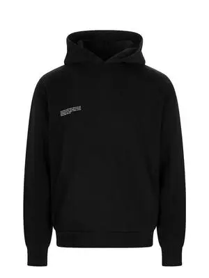PANGAIA Organic Cotton-blend Hoodie - Black
