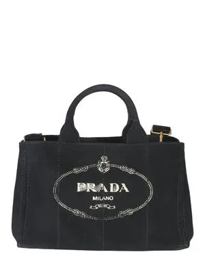 Prada Canapa Tote - Black