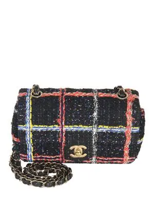 CHANEL Chanel Tweed Mini Rectangular Flap Bag
