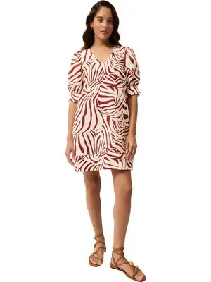 MARIE OLIVER Ola Mini Dress - Lionfish