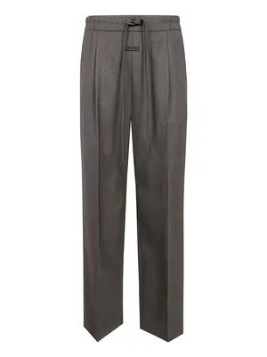 Fear Of God Classic Fit Wool Pants - Gray