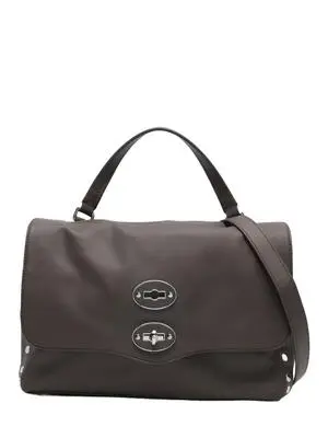 ZANELLATO Postina Saeta Small Leather Handbag - Brown
