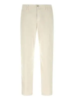 Jacob Cohen Cotton Blend Trousers - White