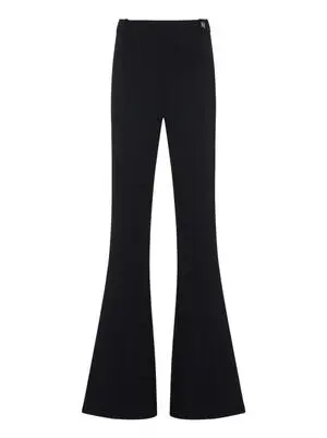 Elisabetta Franchi Flared Trousers - Black