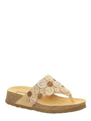 Think! Koak Dot Flip Flop - Almond/kombi