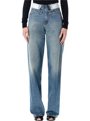 MAISON MARGIELA Straight Leg Jeans - Blue