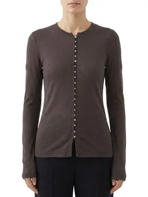 BY MALENE BIRGER Button-up Sweater - Brown