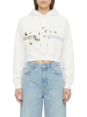 Casablanca Printed Sweatshirt - White