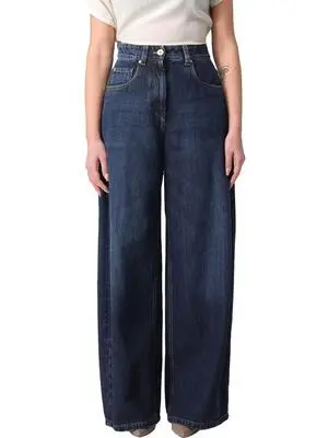 Brunello Cucinelli Wide Leg Jeans - Blue