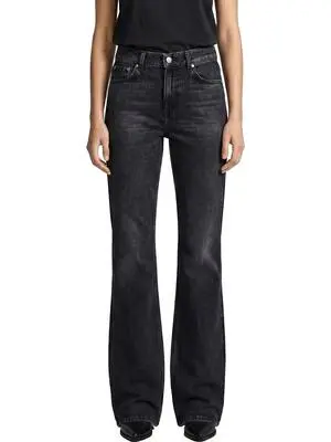 HAIKURE Flare Leg Jeans - Black