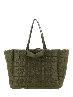 GANNI Tote Bag - Green