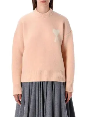 Ami Pullover Sweater - Pink