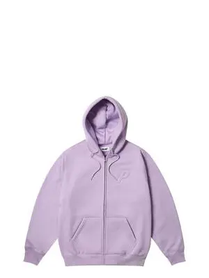 PALACE Thermal Embossed P3 Zip Hood - Purple