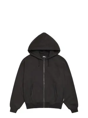 StÜssy Raglan Zip Hoodie - Black